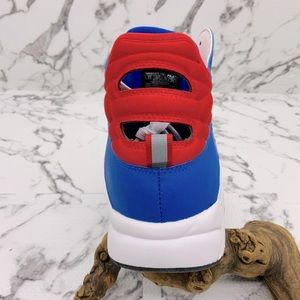 Fila | Shoes | Mens Fila White Blue Red Cage Mid Sneakers | Poshmark